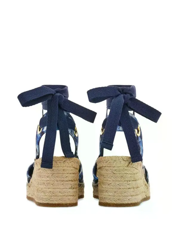 FERRAGAMO Carantion Print Espadrilles