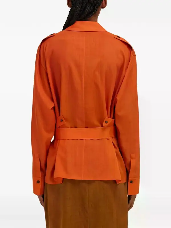 FERRAGAMO Deconstructed Virgin Wool Blazer