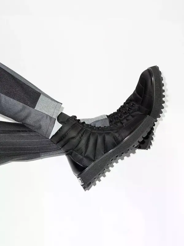 Dolce & Gabbana Quilted Leather Ankle Boots