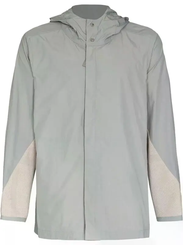 BYBORRE Panelled Hooded Windbreaker