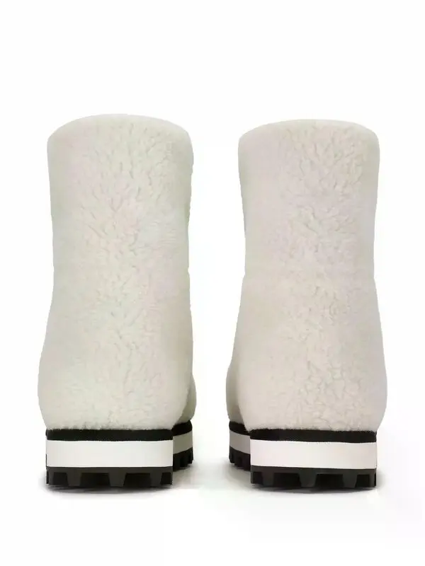 Dolce & Gabbana Logo-patch Ankle Boots