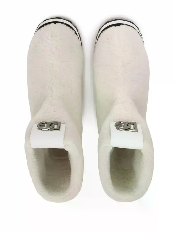 Dolce & Gabbana Logo-patch Ankle Boots
