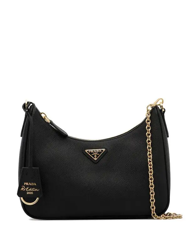 Prada Re-edition 2005 Shoulder Bag - Black