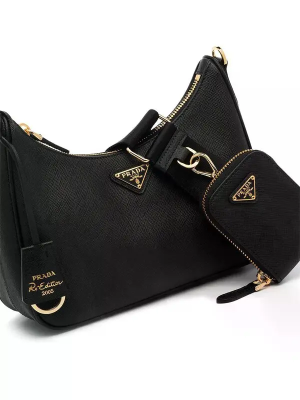 Prada Re-edition 2005 Shoulder Bag - Black