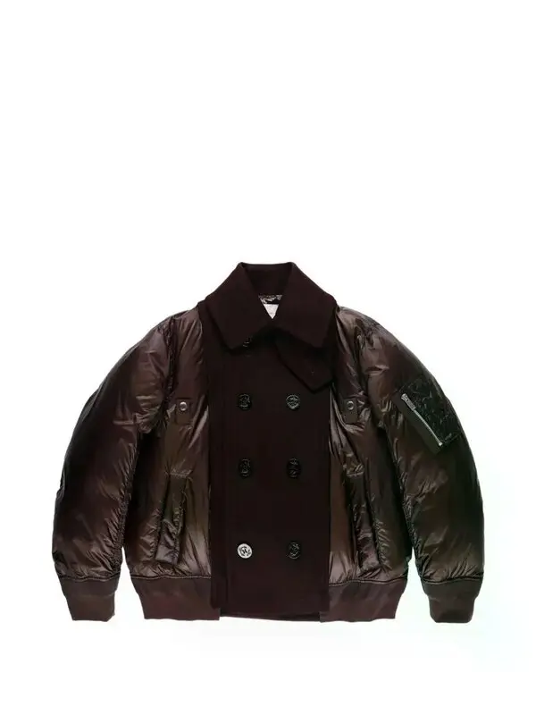 Sacai Buttoned Puffer Jacket