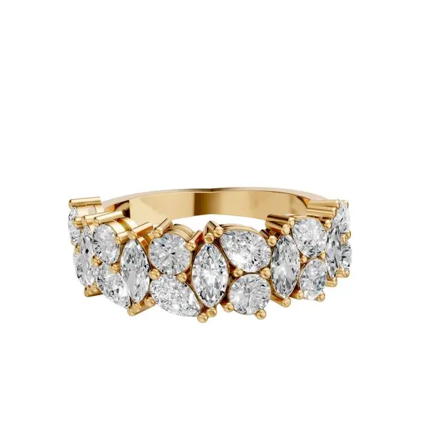 AYA FINE JEWELRY 2.11ct Multi-shape Diamond Ring In 14k Gold - Yellow