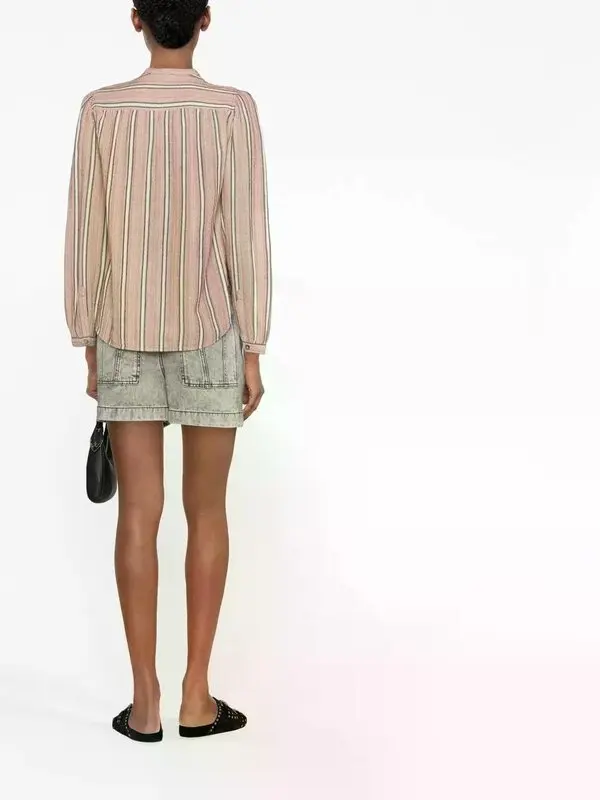 Zadig&Voltaire Embroidered Pinstriped Blouse