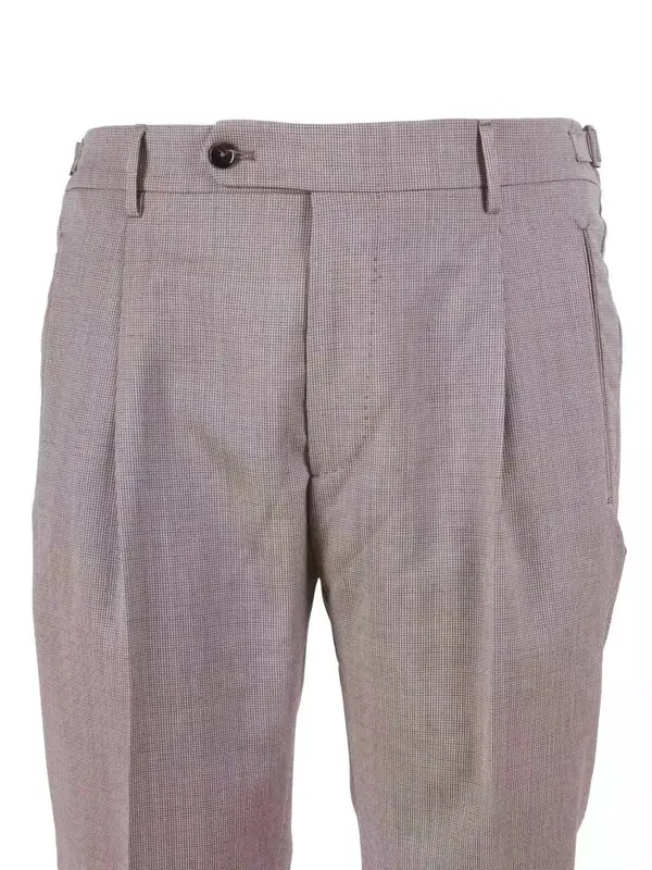 BERWICH Retrolong Pleated Tailored Trousers - Neutrals