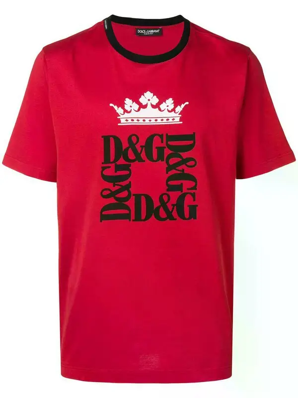 Dolce & Gabbana Crown Logo Print T-shirt