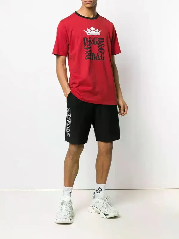 Dolce & Gabbana Crown Logo Print T-shirt