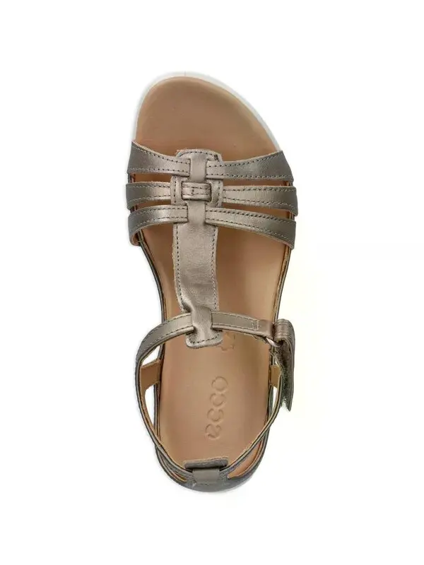 Ecco Flash Metallic-leather Touch-strap Sandals