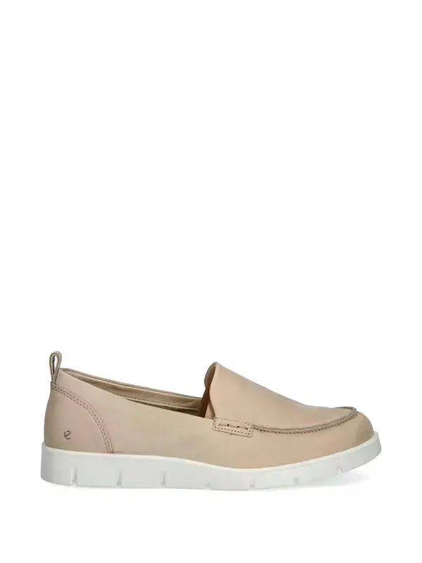 Ecco Bella Slip-on Leather Loafers - Neutrals