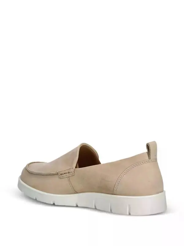 Ecco Bella Slip-on Leather Loafers - Neutrals
