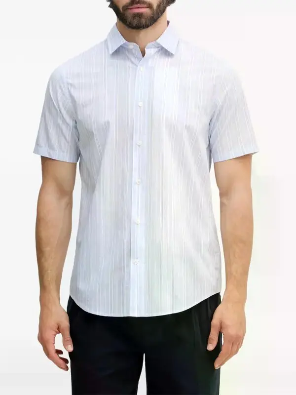 Gant Vertical-stripe Short-sleeve Shirt