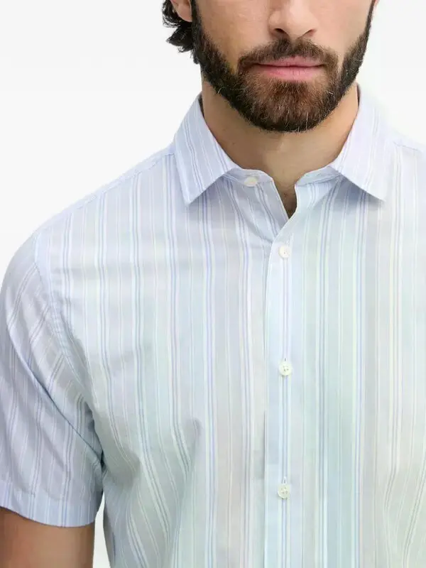 Gant Vertical-stripe Short-sleeve Shirt