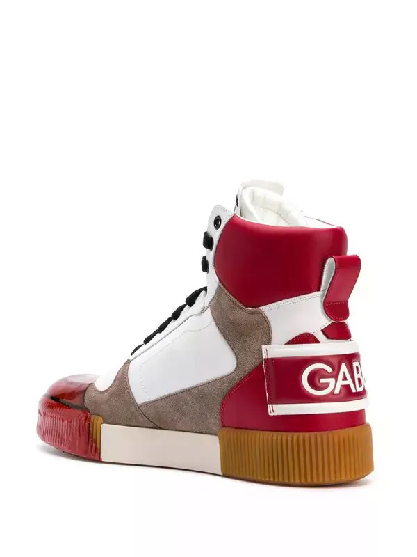 Dolce & Gabbana Dna Panelled High-top Sneakers