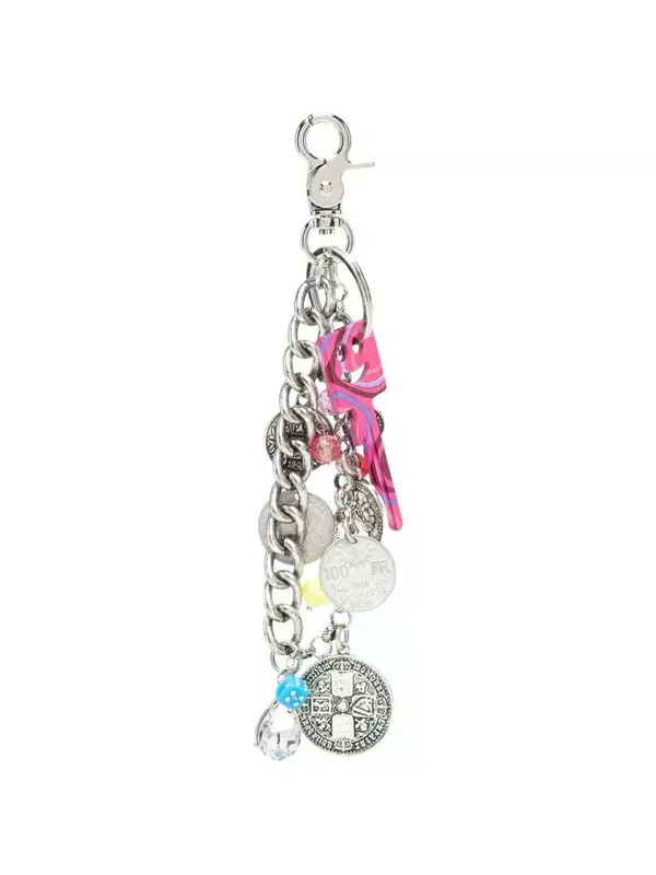 Ottolinger Chance Coin-pendant Bag Charm - Silver
