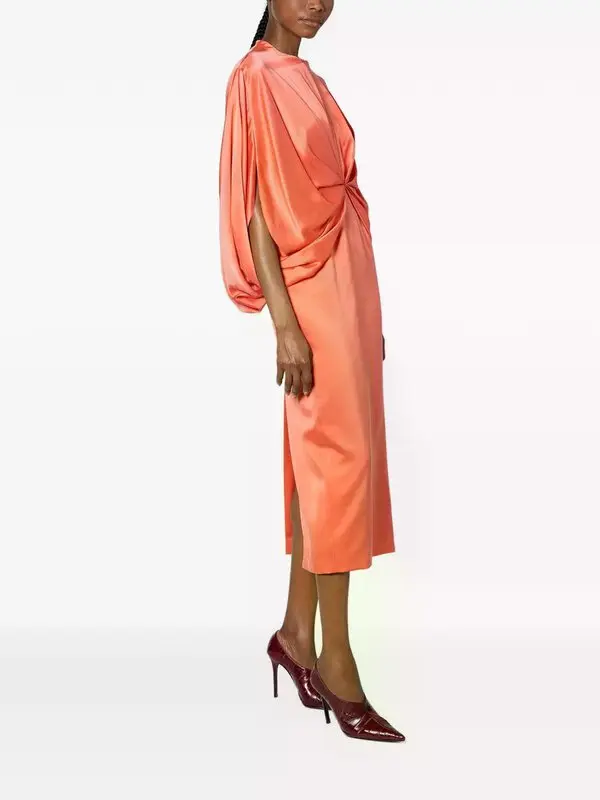 ROKSANDA Tari Twisted Midi Dress
