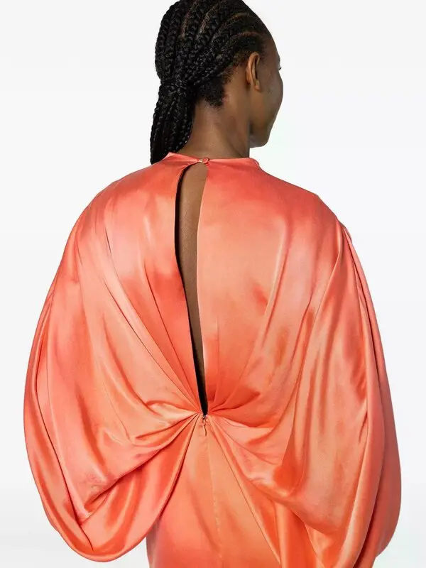 ROKSANDA Tari Twisted Midi Dress