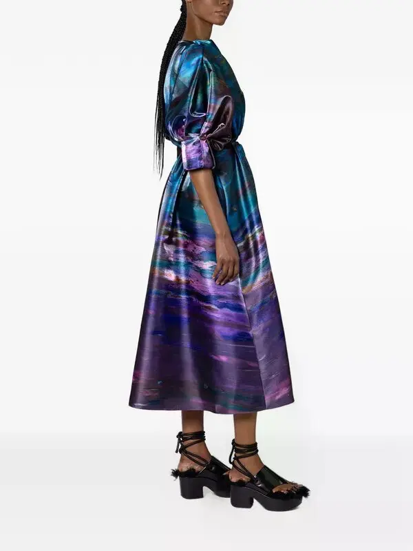 ROKSANDA Zinnia Puff Sleeve Dress