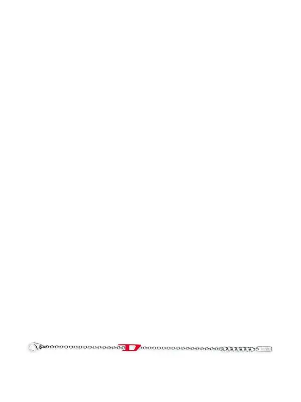 DIESEL® Enamel D Logo Chain Bracelet