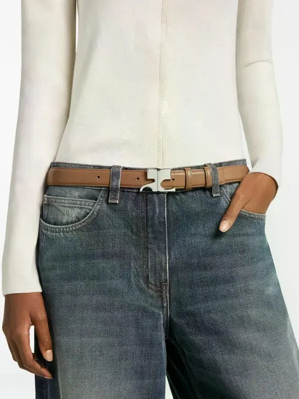 COURREGES Ac Logo Plaque Belt