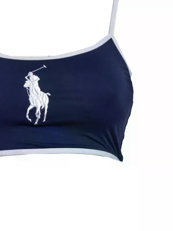 Polo Ralph Lauren Embroidered Bikini Top