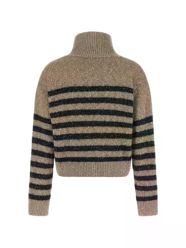 Brunello Cucinelli Sequin-embellished Sweater - Neutrals