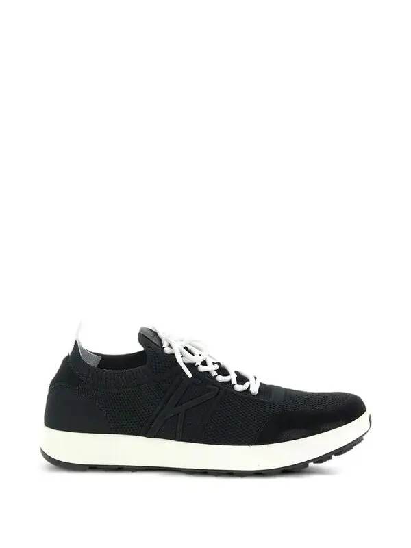 Kiton Suede Trimmed Slip-on Sneakers
