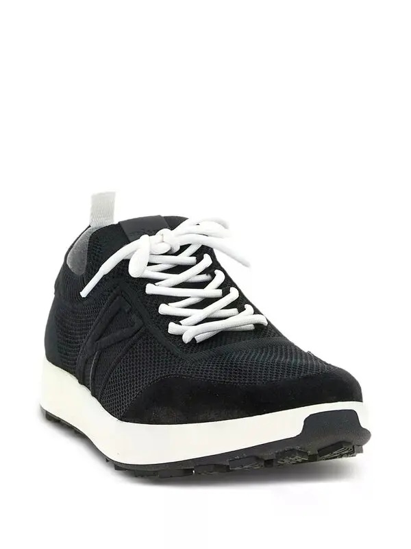 Kiton Suede Trimmed Slip-on Sneakers
