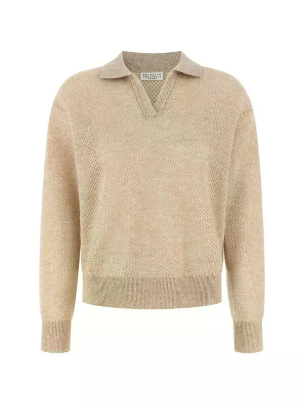 Brunello Cucinelli Waffle Knit Mohair-blend Jumper
