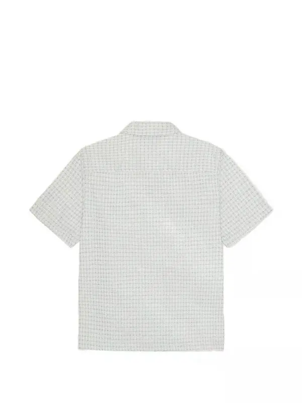 LES DEUX Seersucker Short-sleeve Shirt