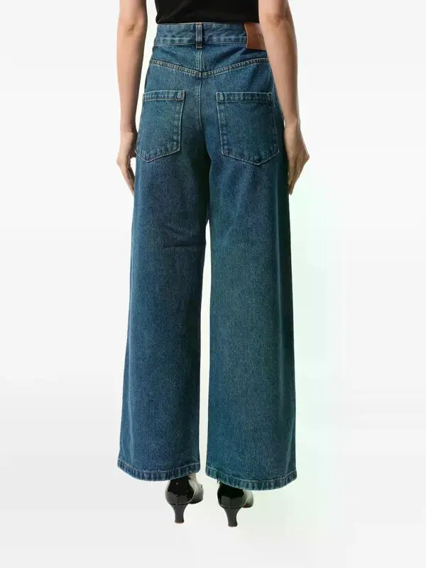 Loewe Anagram Baggy Jeans - Blue