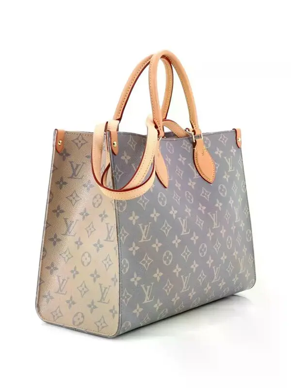 LOUIS VUITTON Monogram Canvas Tote Bag - Grey