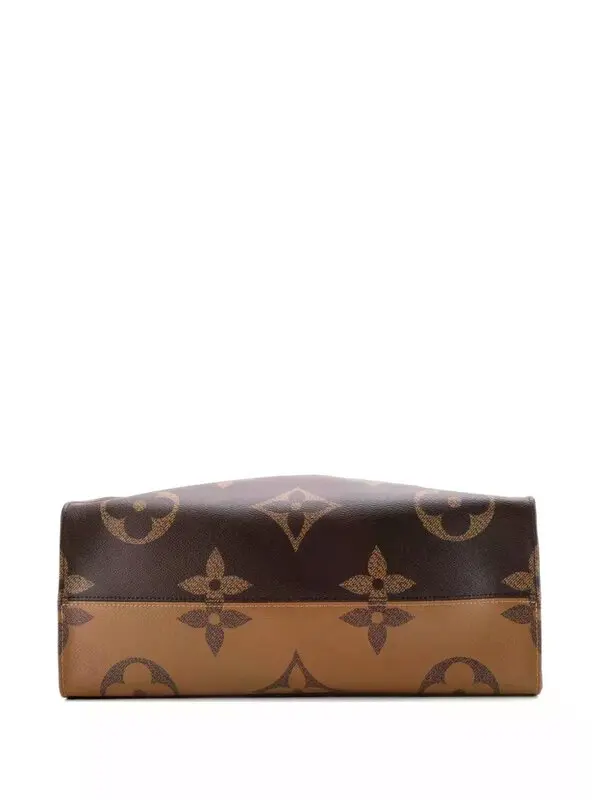 LOUIS VUITTON Giant Monogram Reverse Onthego Gm Tote Bag - Brown