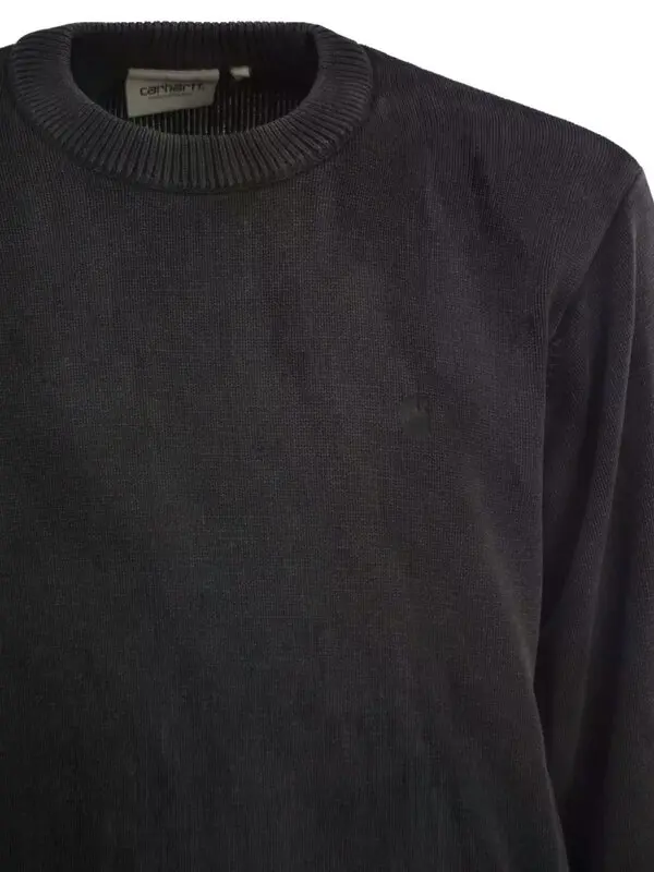 Carhartt Work In Progress Embroidered Logo Crew Neck Sweater