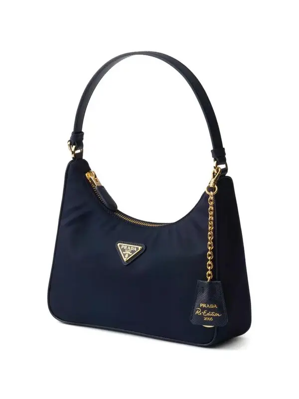 Prada Re-edition 2005 Re-nylon And Saffiano Mini Bag - Blue