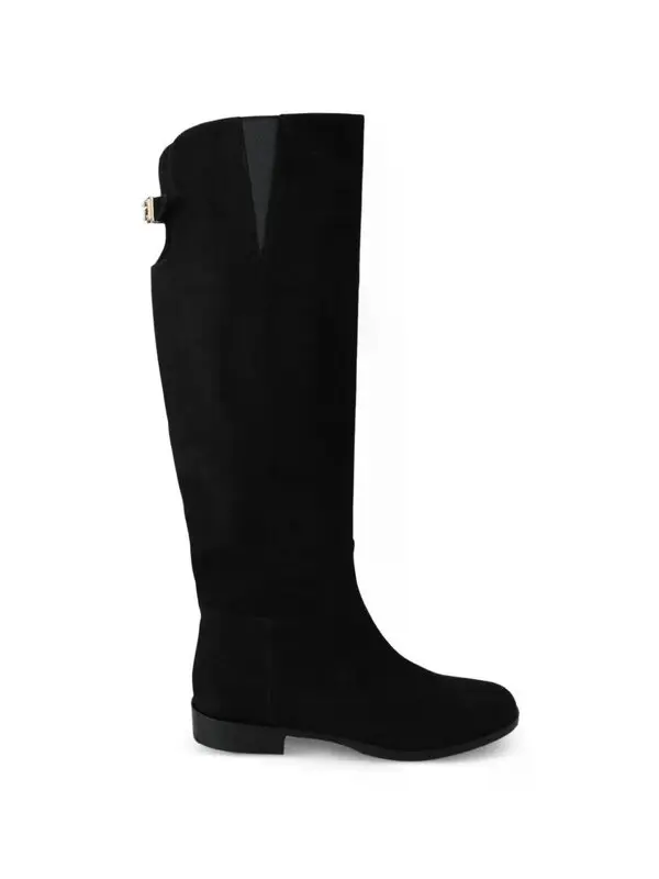 Dolce & Gabbana Logo Plaque Knee-high Boots