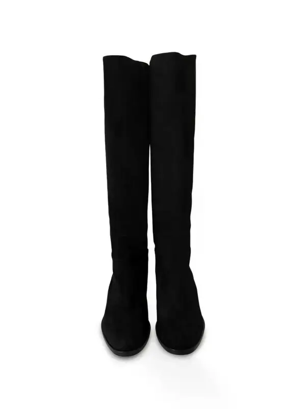 Dolce & Gabbana Logo Plaque Knee-high Boots