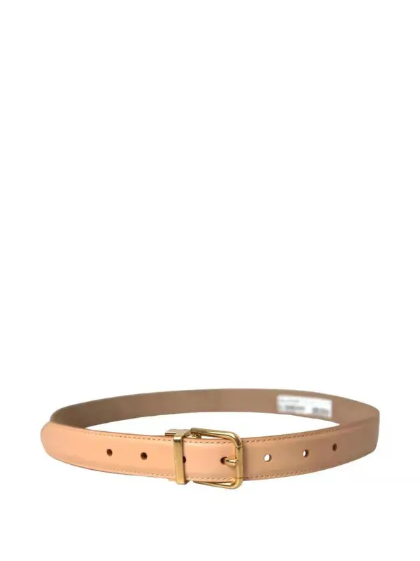 Dolce & Gabbana Buckle Fastening Leather Belt - Neutrals