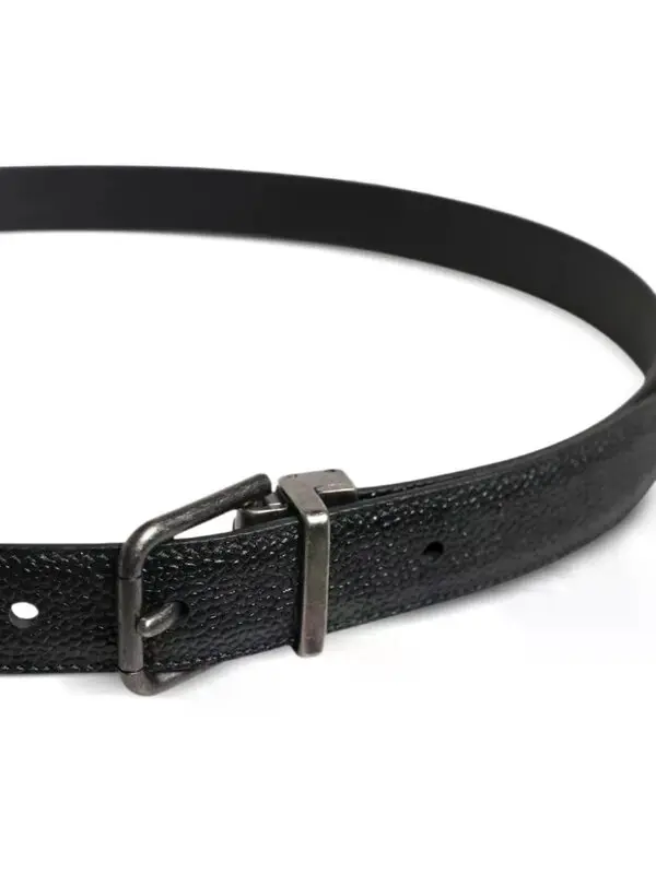 Dolce & Gabbana Pebbled Leather Belt