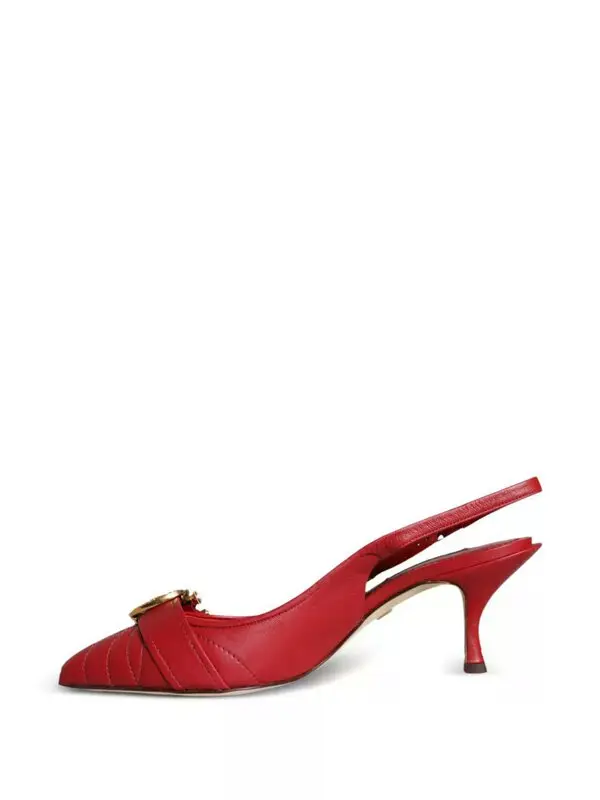 Dolce & Gabbana Devotion Quilted Leather Slingback Pumps