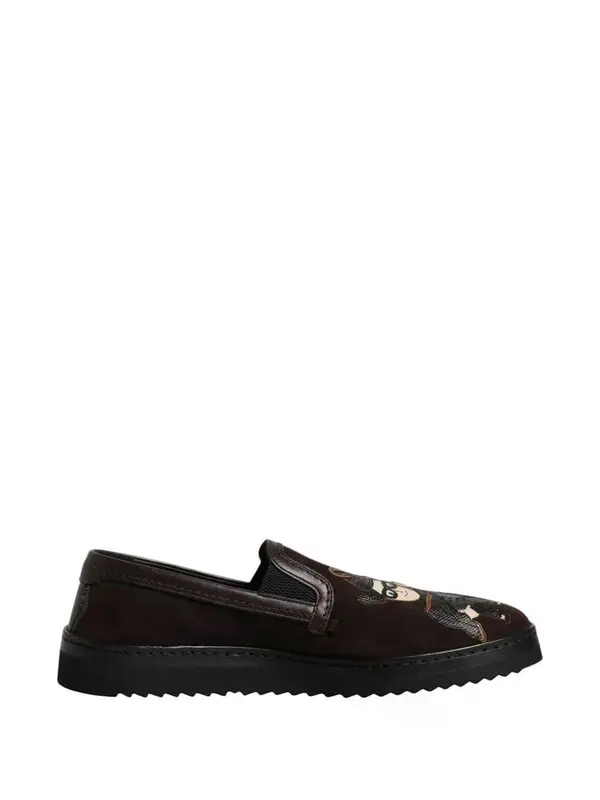 Dolce & Gabbana Dg Millennials Dg Family Slip-on Sneakers