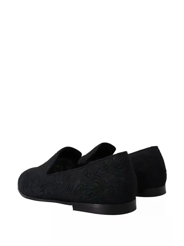 Dolce & Gabbana Floral-jacquard Brocade Loafers
