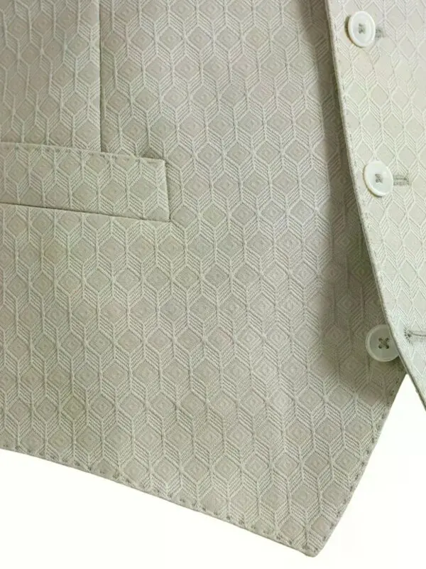 Dolce & Gabbana Geometric Pattern Woven Waistcoat