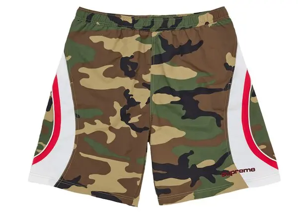 Supreme Paneled Water Shorts - Woodland Camo