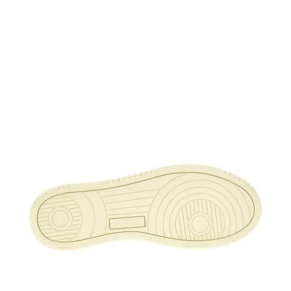 AUTRY Leather Medalist Low Sneakers - Gold