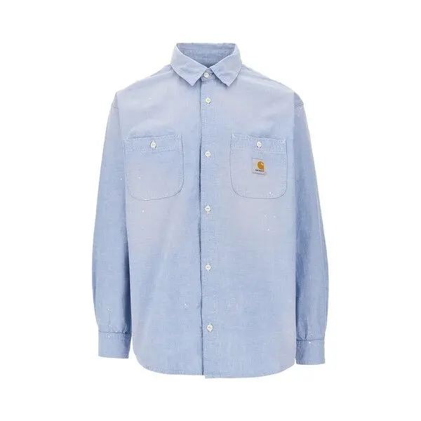 Carhartt Work In Progress Painter' Chambray Cotton Hirt
