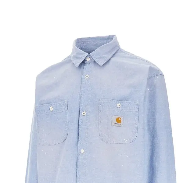 Carhartt Work In Progress Painter' Chambray Cotton Hirt