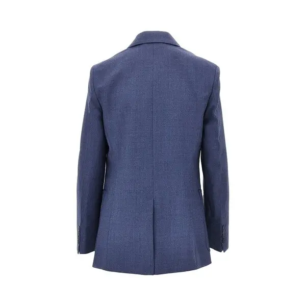 Victoria Beckham Katherine Wool-blend Single-breasted Jacket - Blue